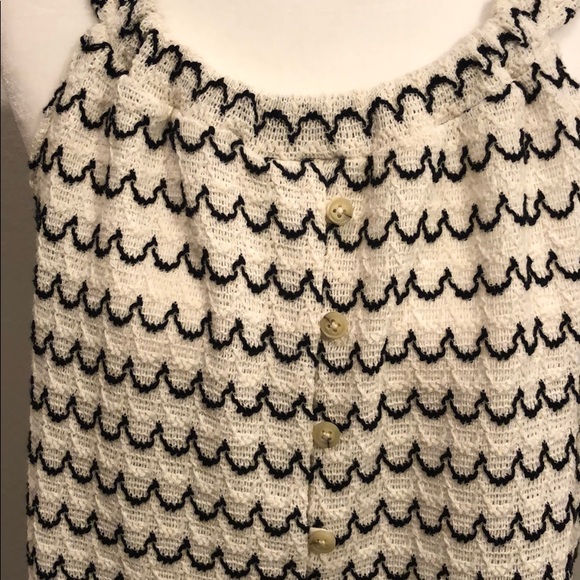 Madewell | Tops | Madewell Texture Thread Halter With Buttons | Poshmark
